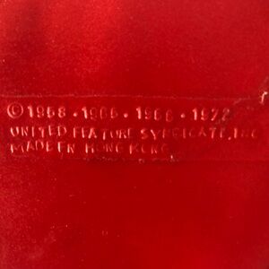 Other | Snoopy Bookend Woodstock 1964 Red And White Heartshaped Snoopy ...